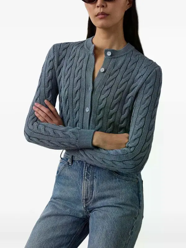Ralph Lauren Cable-knit Cropped Cardigan