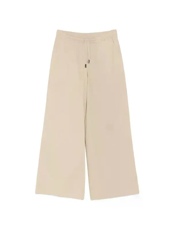 Fedeli Drawstring Waist Wide-leg Trousers