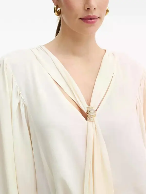 SIMONA CORSELLINI Tie-neck Blouse