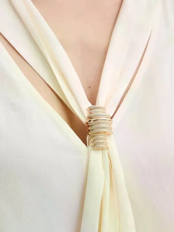 SIMONA CORSELLINI Tie-neck Blouse