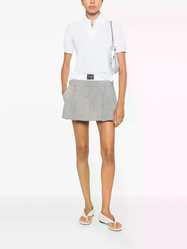 Alexander Wang Pleated Skort With Zip Detail