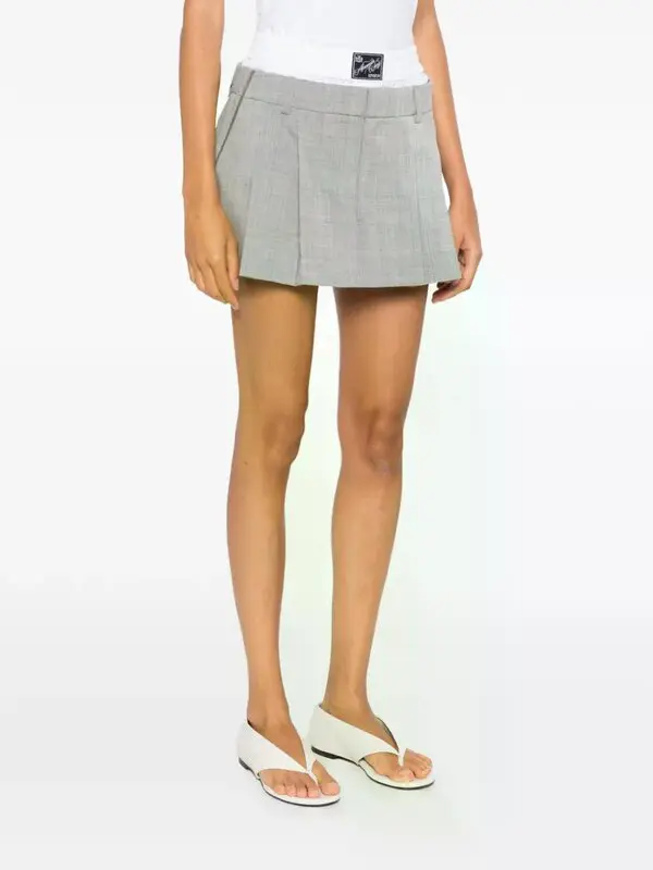 Alexander Wang Pleated Skort With Zip Detail