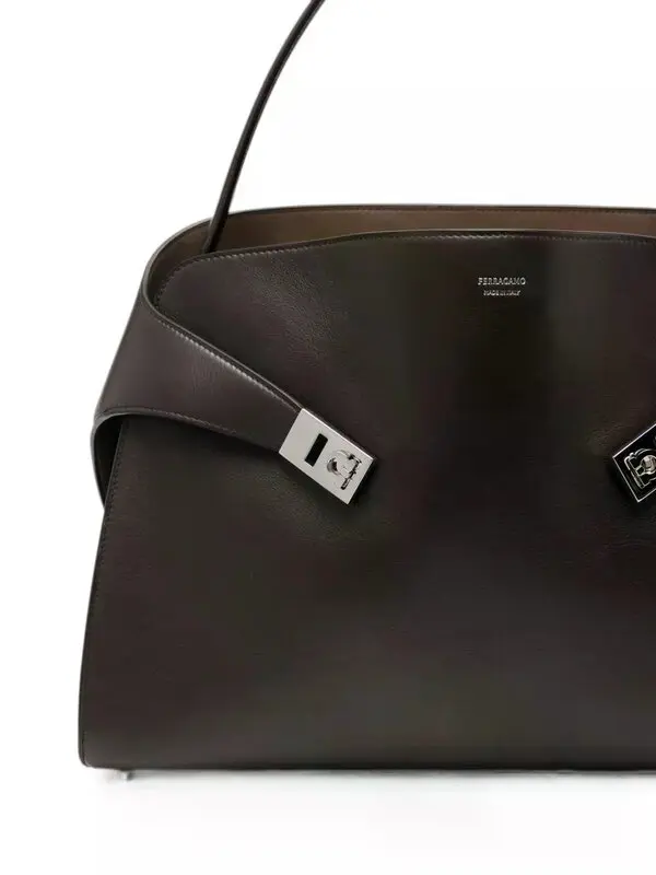 FERRAGAMO Hug Soft Shoulder Bag - Brown