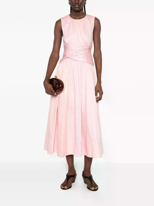 Aje Agatha Knot-detail Midi Dress