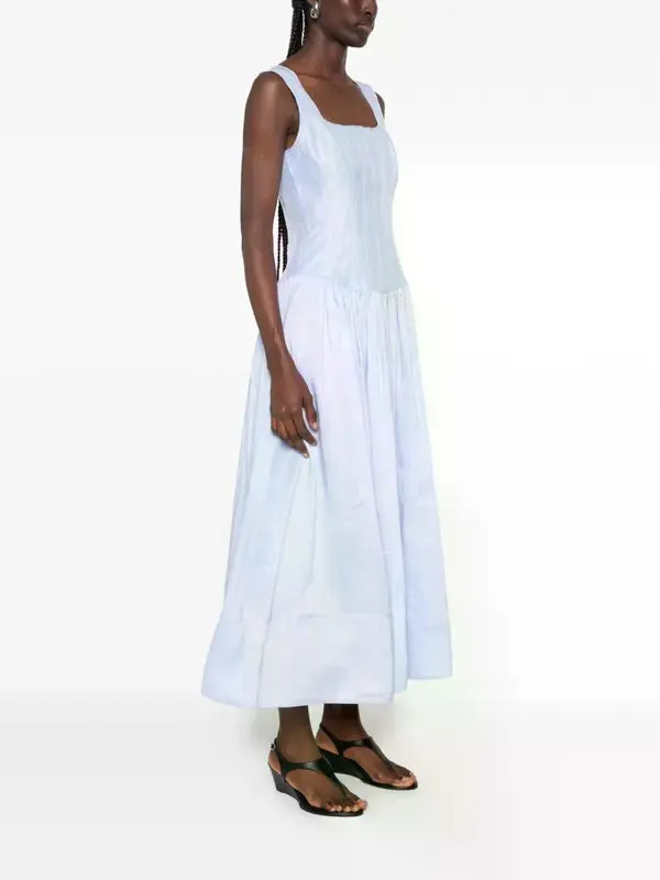 Aje Spirelle Panelled Midi Dress - Blue