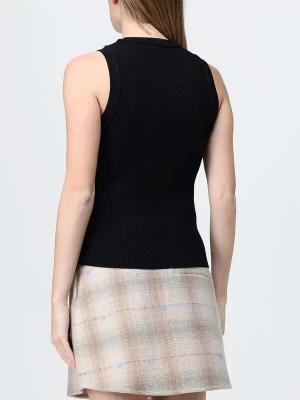 Loewe Ribbed Tank Top With Logo Detail