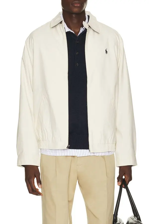 Polo Ralph Lauren Bi-swing Windbreaker Jacket - New Stone