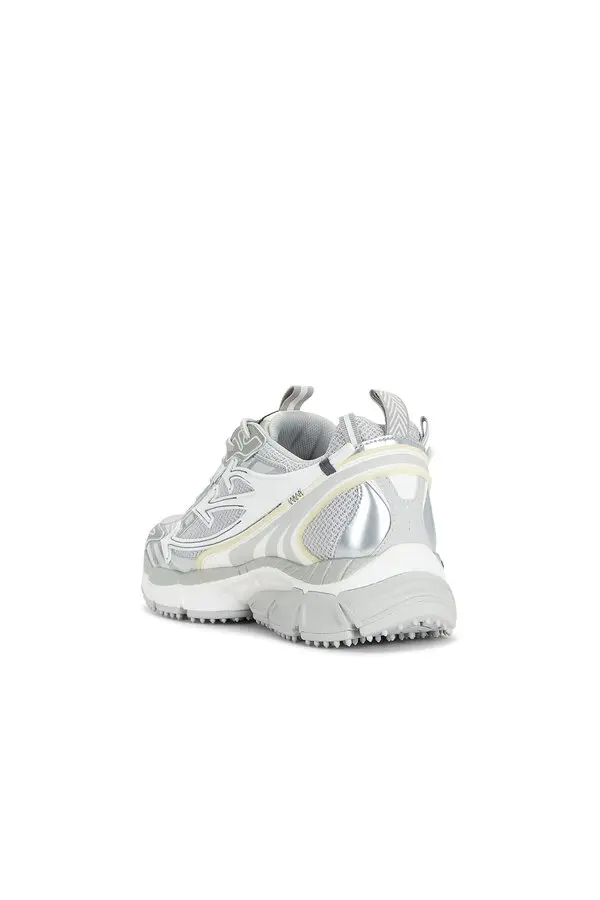Off-White Be Right Back" Mesh Sneakers - Grey & Silver