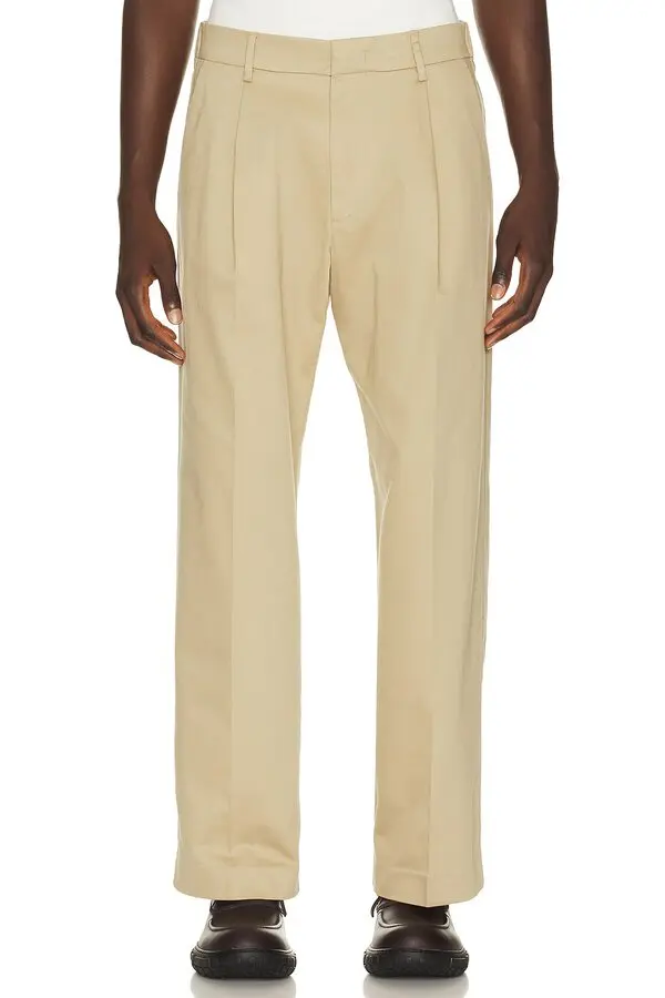Nn07 Kay Pant 1420 In Brown - Desert Khaki