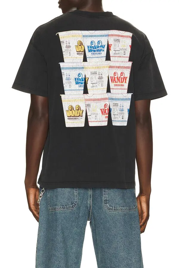 VANDYTHEPINK Cup Noodle Eye Logo Tee - Black