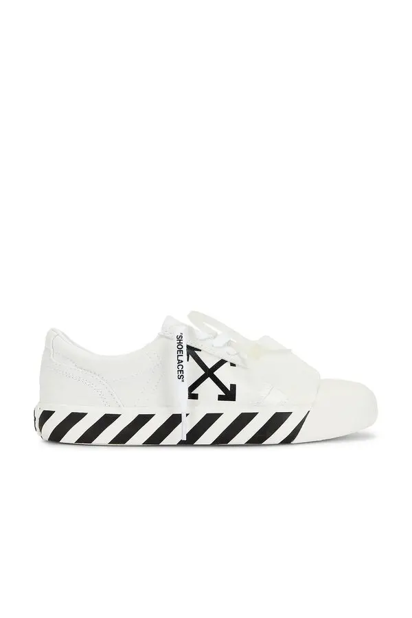 Off-White Vulcanized Undercut Sneaker - White & Black