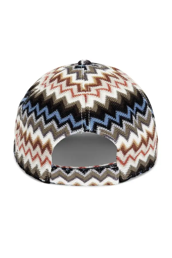 Missoni Zigzag Patterned Baseball Cap