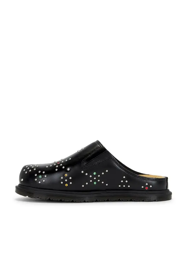 Dr. Martens Hair-on San Mule With Studded Detail