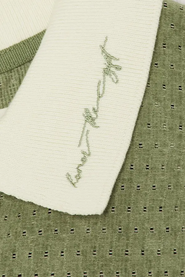 HONOR THE GIFT Pique Colorblock Polo - Sage