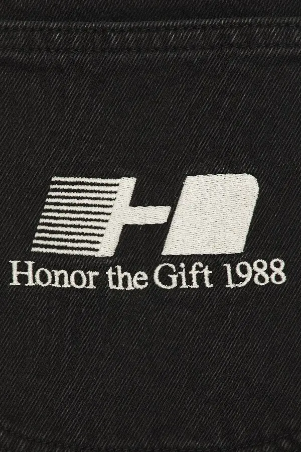 HONOR THE GIFT Frayed Edge Denim Bermudas