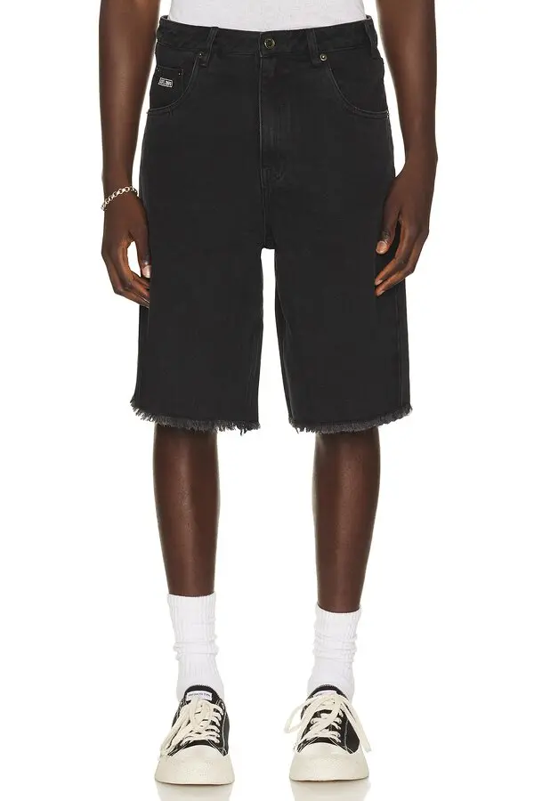 HONOR THE GIFT Frayed Edge Denim Bermudas