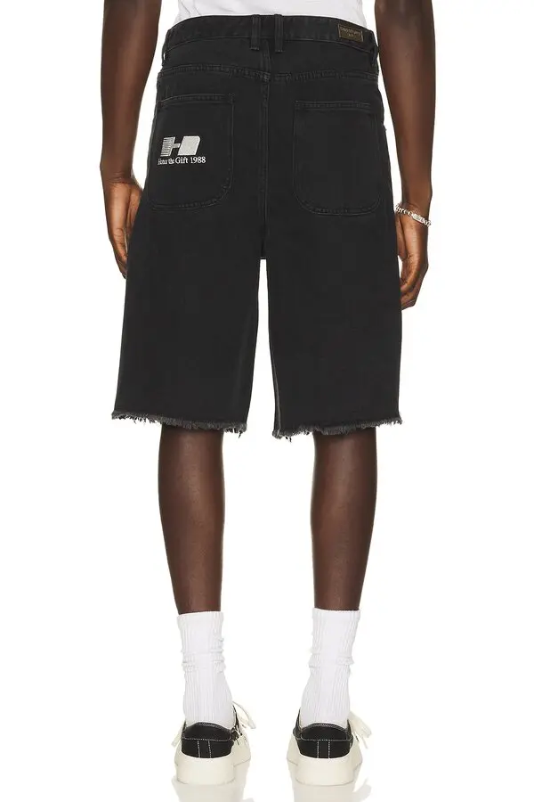 HONOR THE GIFT Frayed Edge Denim Bermudas