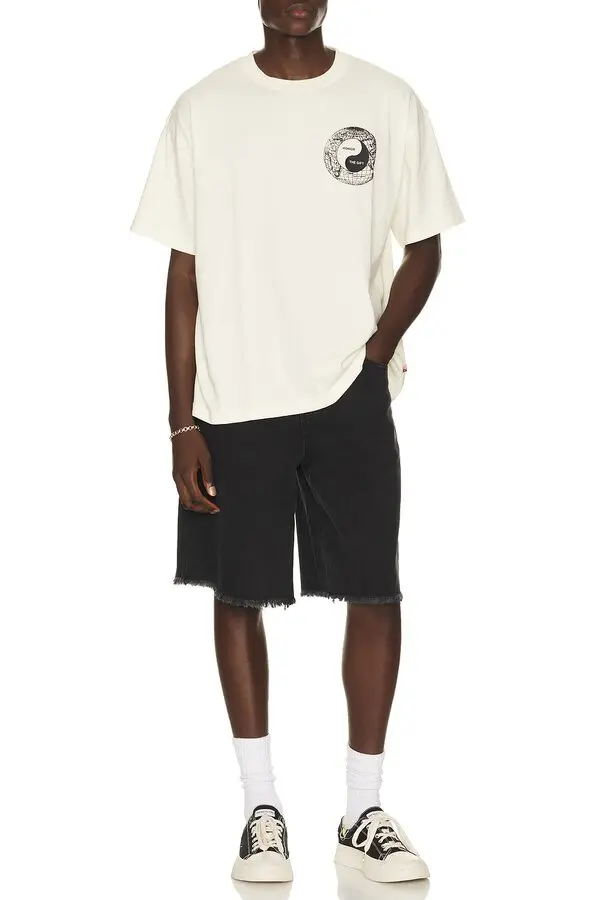 HONOR THE GIFT Frayed Edge Denim Bermudas