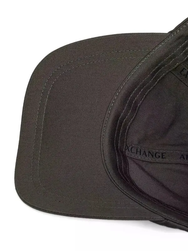 Armani Exchange Logo Patch Baseball Cap - Green