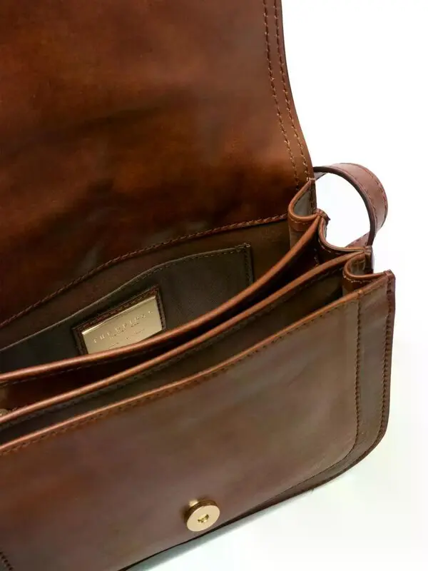 THE BRIDGE Story Leather Crossbody Bag - Brown