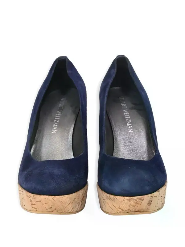 STUART WEITZMAN Corkswoon Wedge Pumps