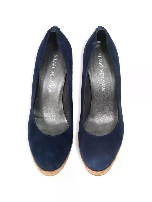 STUART WEITZMAN Corkswoon Wedge Pumps