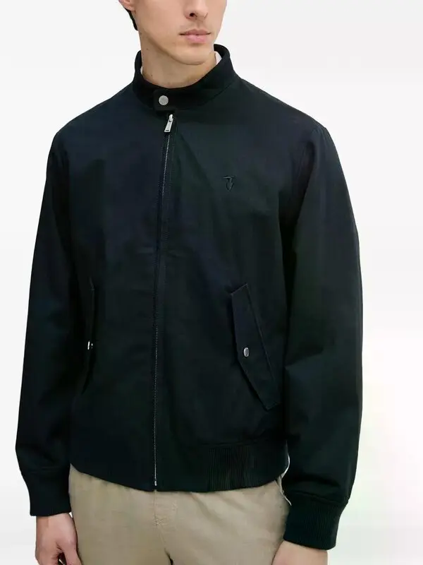 TRUSSARDI High-neck Zip-up Jacket