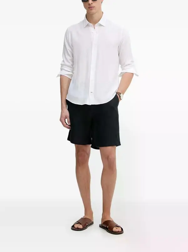 TRUSSARDI Embroidered Logo Drawstring Shorts
