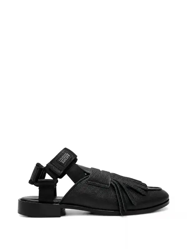 BED J.W. FORD Loafer-style Suede Sandals