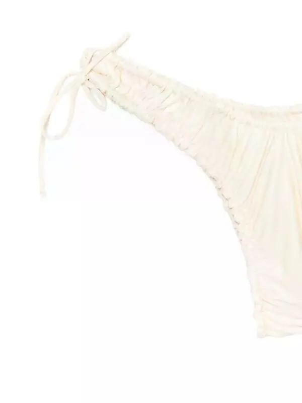 COTAZUR Ruffled Tie-fastening Bikini
