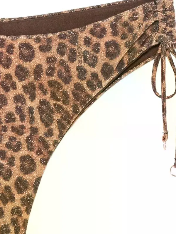 COTAZUR Leopard-print Halterneck Bikini