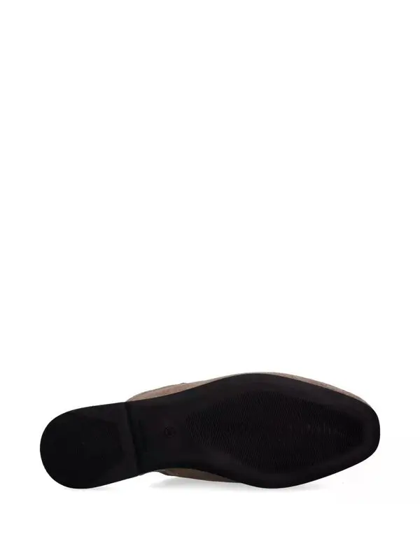 Marc O'polo Suede Slides With Logo Print