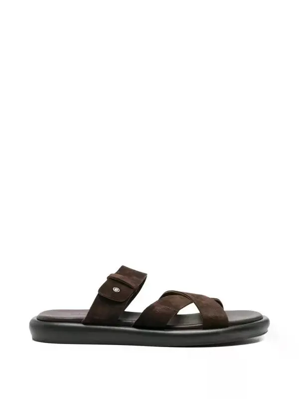 JOHN HARRISON Crossover Suede Sandals