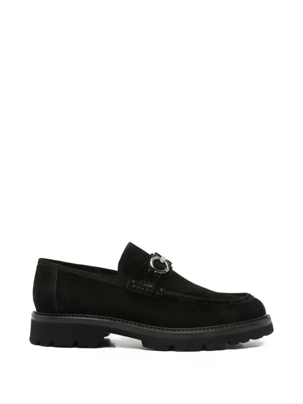JOHN HARRISON Suede Lug-sole Loafers
