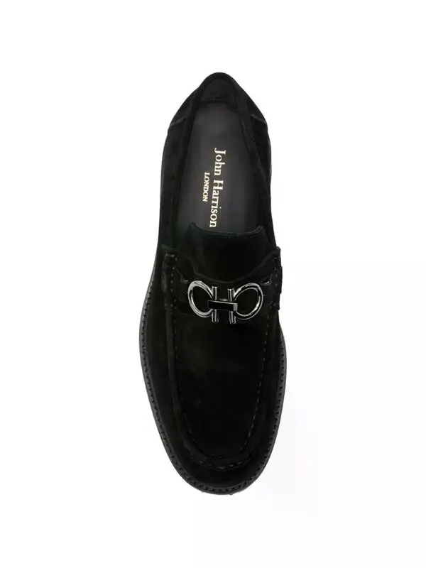 JOHN HARRISON Suede Lug-sole Loafers