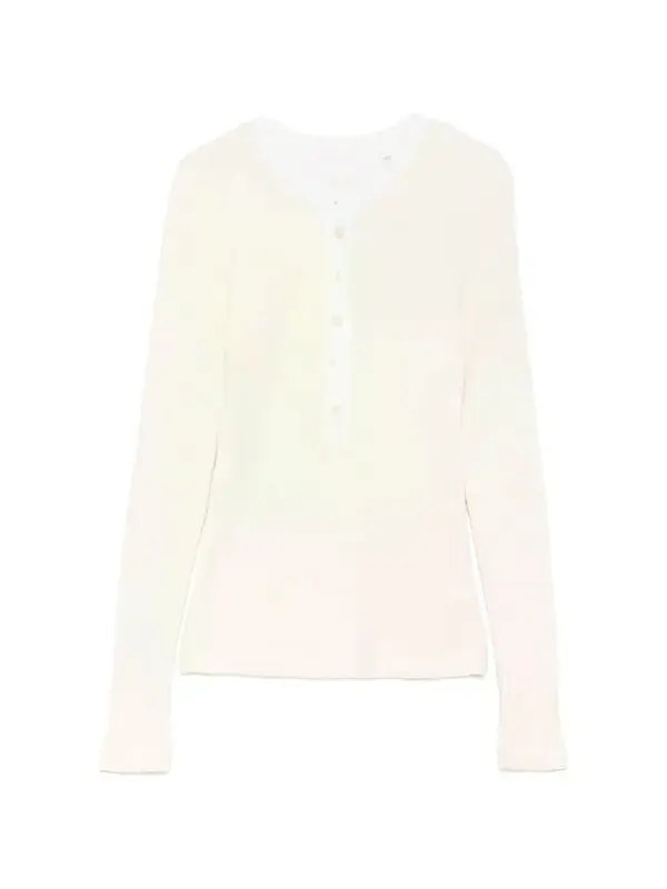 Citizens Of Humanity Drea Waffle-knit Top - Neutrals