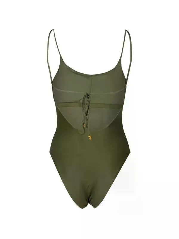 Farm Rio Floral Print Spaghetti Strap Swimsuit