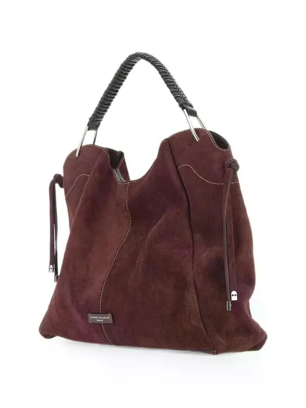 GIANNI CHIARINI Era Suede Tote Bag - Red