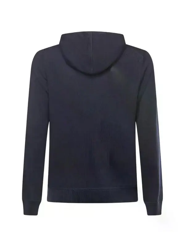 GALIANO Fine-knit Virgin-wool Hoodie