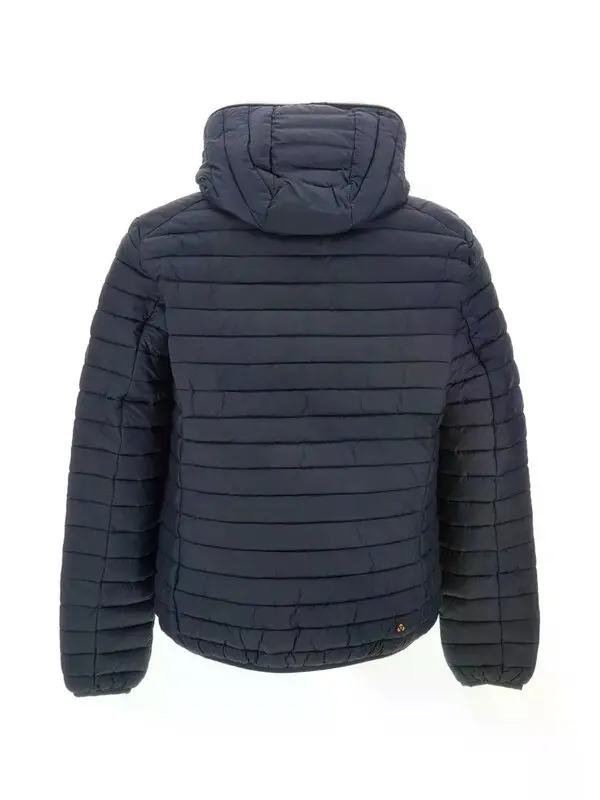 SAVE THE DUCK Hooded Quilted Jacket - Blue
