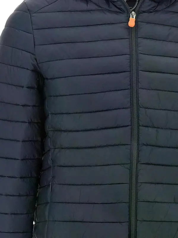 SAVE THE DUCK Hooded Quilted Jacket - Blue