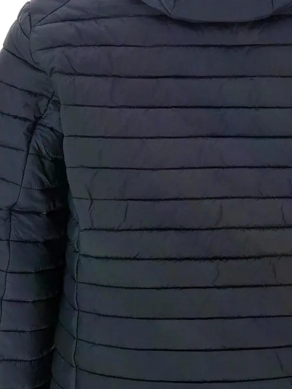SAVE THE DUCK Hooded Quilted Jacket - Blue