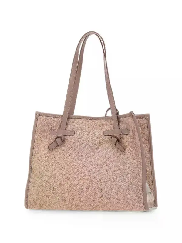 MARCELLA CLUB Bouclé-effect Shoulder Bag - Pink