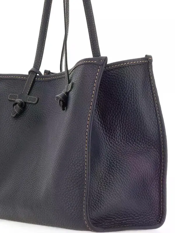 MARCELLA CLUB Marcella Pebbled Leather Shoulder Bag - Blue