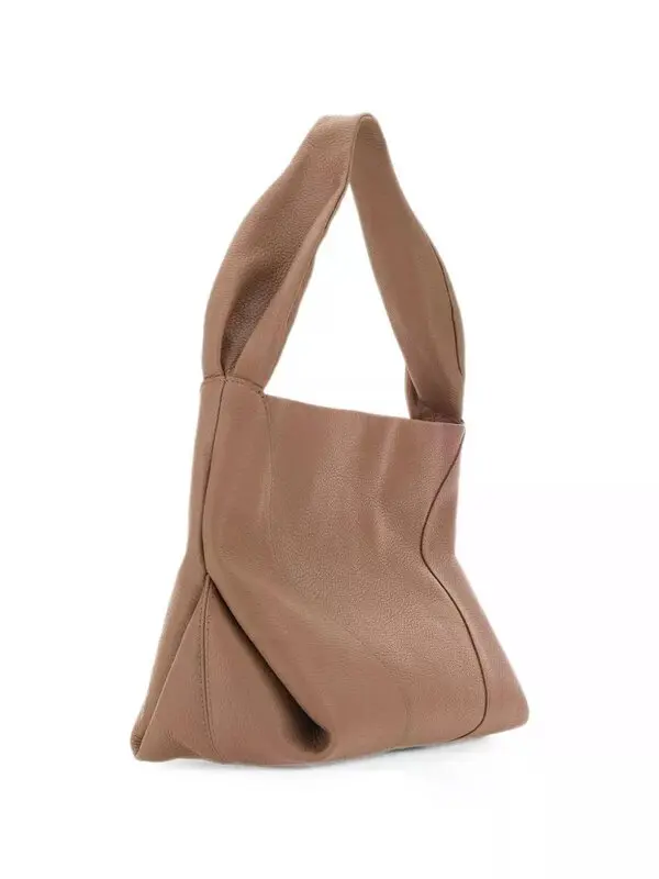 GIANNI CHIARINI Suria Grained Leather Shoulder Bag - Neutrals