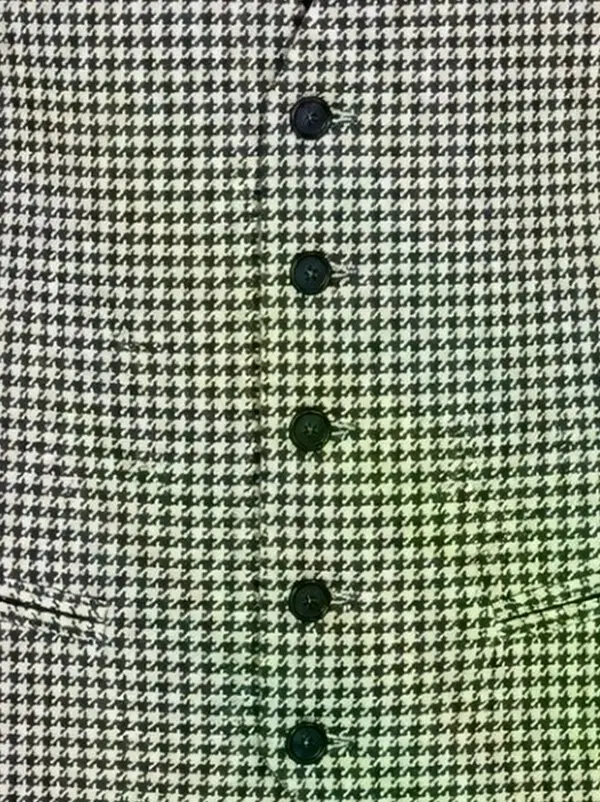 RAMON SANJURJO Houndstooth Waistcoat