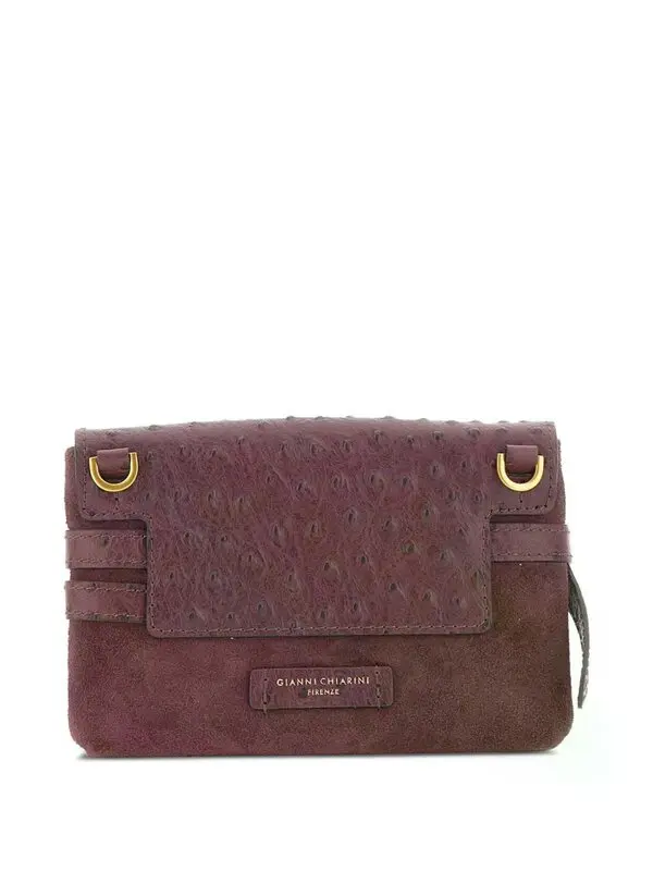 GIANNI CHIARINI Belty Clutch Bag - Red