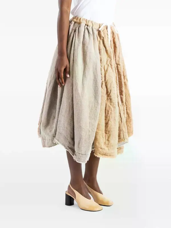 Comme Des Garçons Textured Midi Skirt