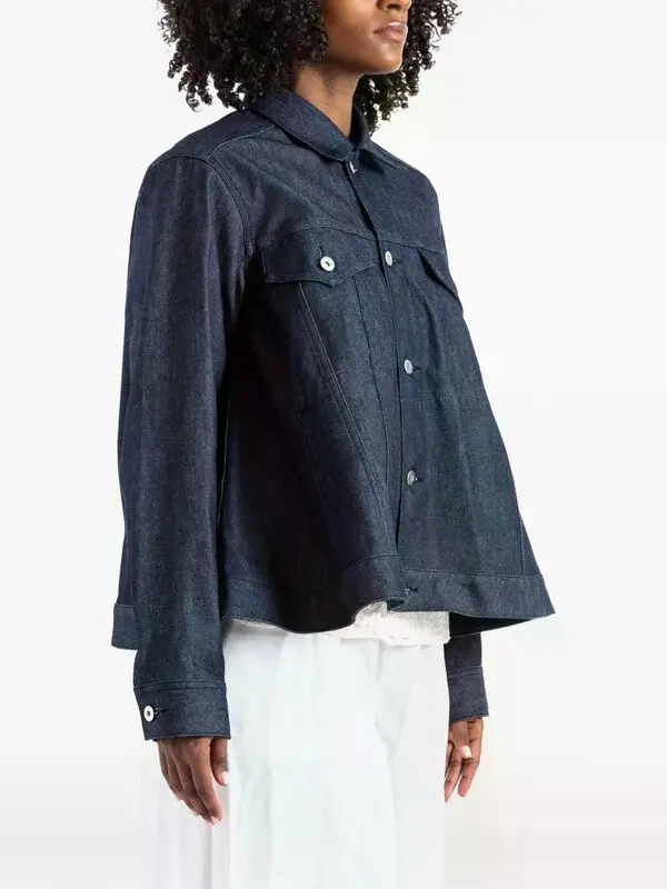 Comme Des Garçons Indigo A-line Denim Jacket