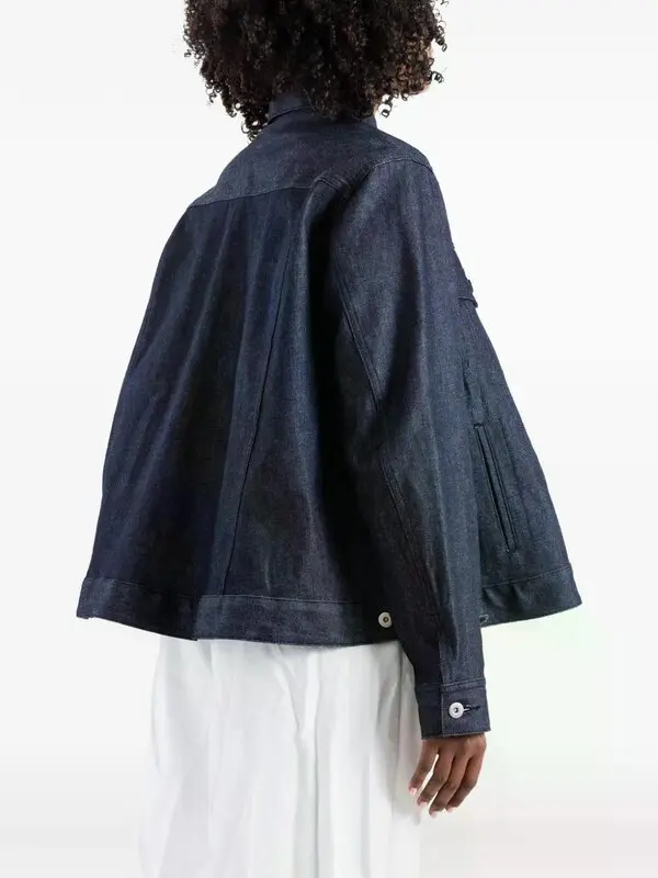 Comme Des Garçons Indigo A-line Denim Jacket
